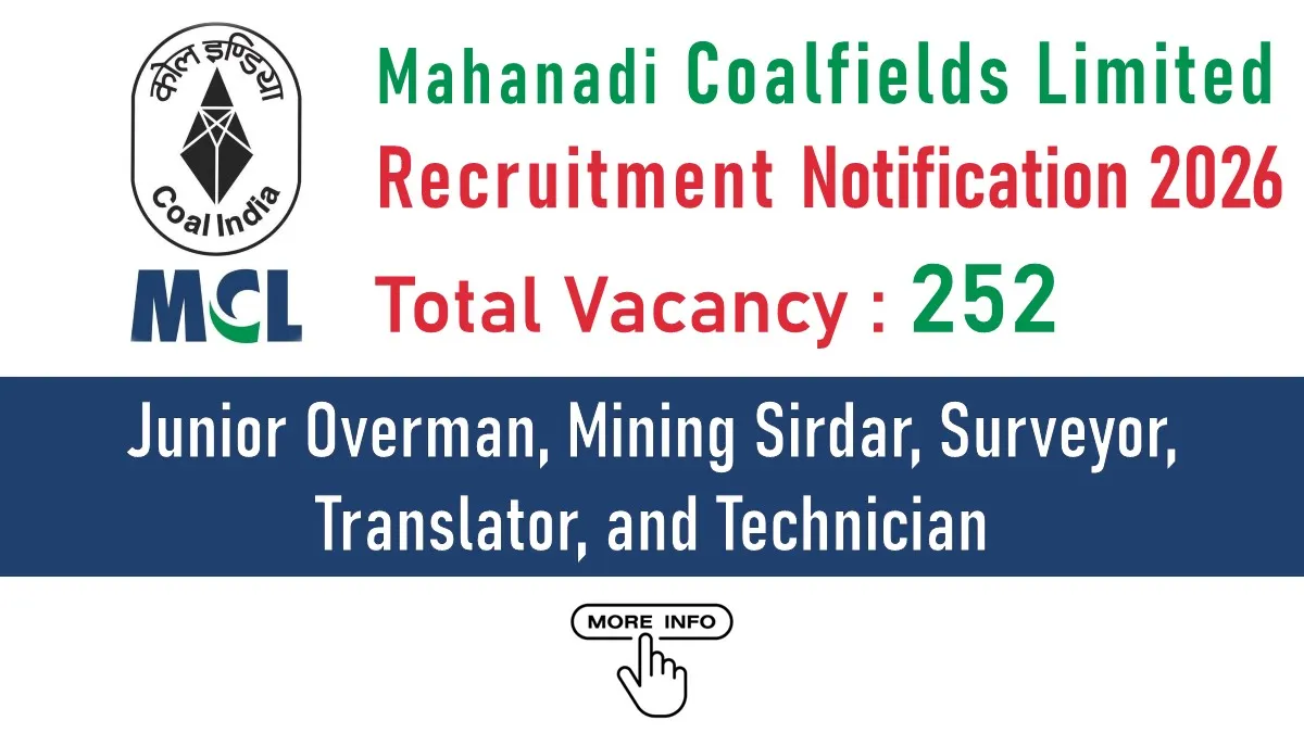 MCL Recruitment 2026 Notification: 667 vacancies